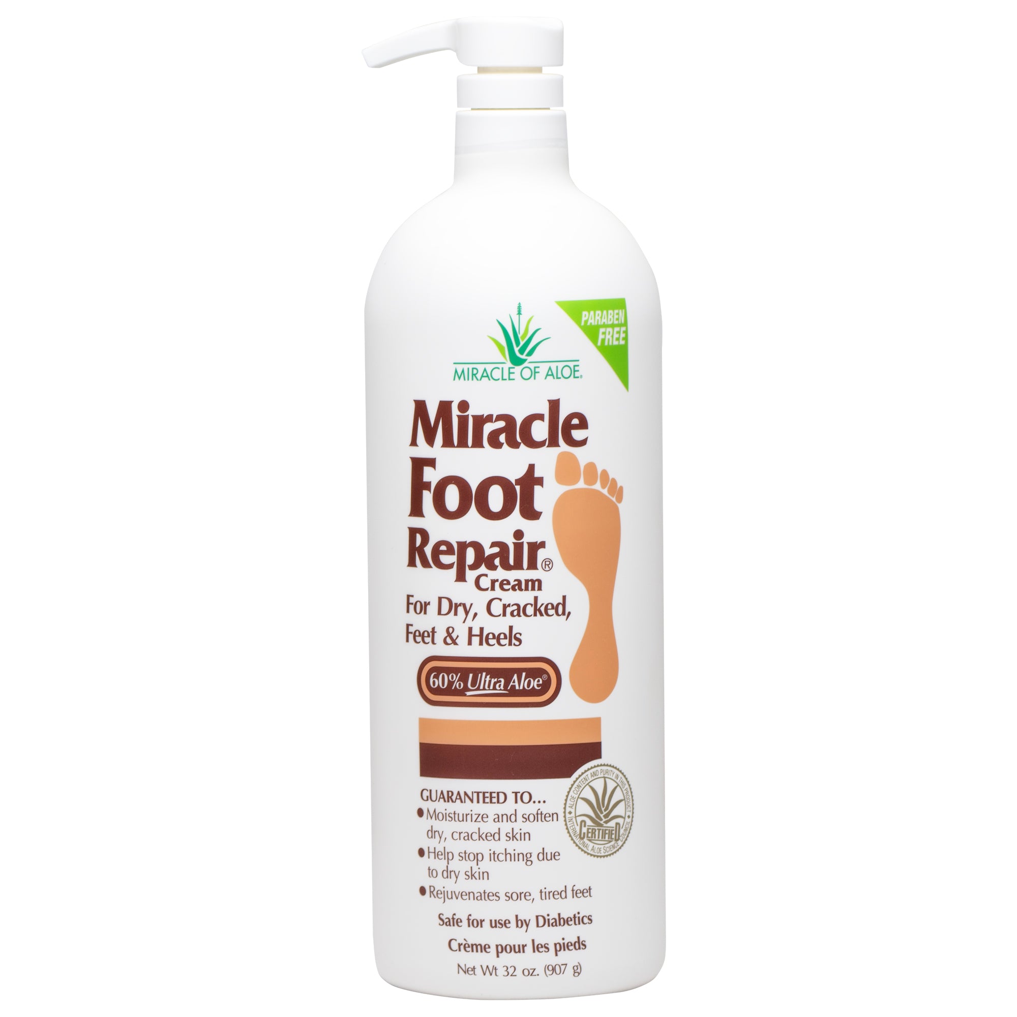 Miracle Foot Repair® Cream - 32 oz. - Miracle of Aloe