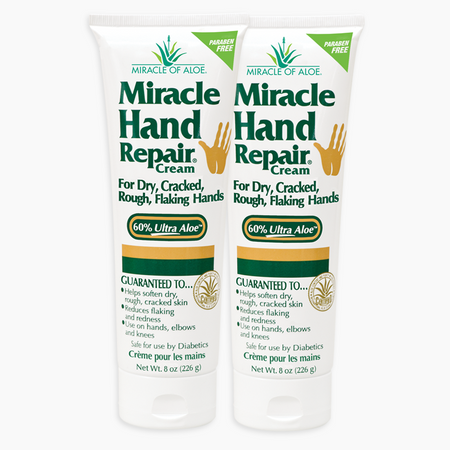 Miracle Hand Repair Cream for Cracking Hands - 2 Pack 8oz. Tube ...