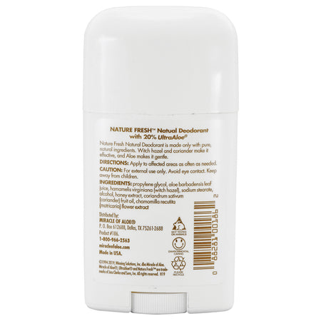 Nature Fresh Natural Deodorant 1.5 oz. | Gentle Protection - Miracle of ...