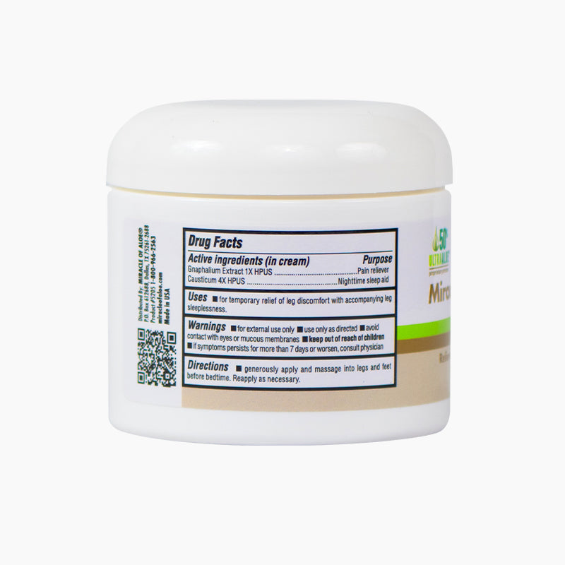 Miracle of Aloe Miracle Leg Calming Cream 4 oz - Miracle of Aloe